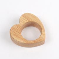 China Wooden Heart Napkin Rings- for Weddings Dinner Parties or Every Day Use for sale