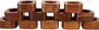 China Weddings Dinner Items Table Decoration Wooden Napkin Ring For Parties Household for sale