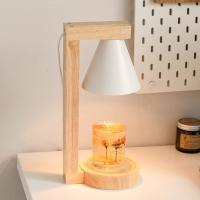 China Customized Wood Household Items Polished Essential Oil Burner Diffuser Aromatherapy Oil Warmer for sale