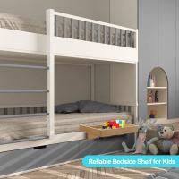 China Bed  Bunk Bamboo Bedside Shelf Irregular Bamboo Clip On Bedside Shelf for sale