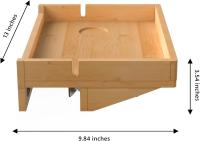 China Bed  Bunk Bamboo Bedside Shelf Irregular Bamboo Clip On Bedside Shelf for sale