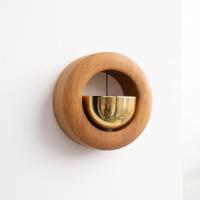 China Customized Door Opening Bell, Shopkeepers Bell for Hanging on Door, Wood Doorbell, Creative Gift, Fridge Sticker Decor for sale