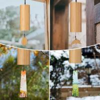 China Customized Bamboo Wind Chimes Chime for Sound Healing Meditation and Calming Emotions Classic Home Decoration Good Gift for sale