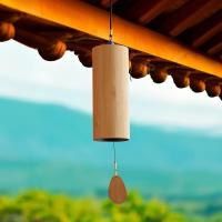 China Customized Bamboo Wind Chimes Chime for Sound Healing Meditation and Calming Emotions Classic Home Decoration Good Gift for sale
