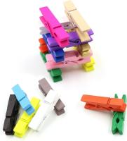 China Colored Wooden Clothespins,  Color Clothes Pins for Clip Pictures Photos Decorative for sale