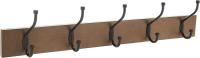 China Rectangular Wooden Wall-Mounted Farmhouse Coat Rack for sale