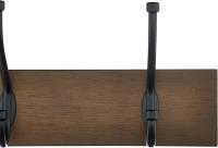 China Rectangular Wooden Wall-Mounted Farmhouse Coat Rack for sale