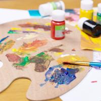 China Wood Paint Palette, Art Pallet for Painting for sale