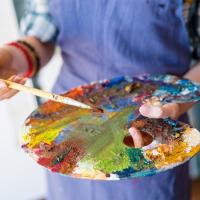 China Wood Paint Palette, Art Pallet for Painting for sale