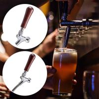 China Beer Tap Handle,Premium Wooden Faucet Rustic Brown Classical Style Handle for sale