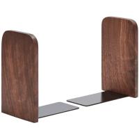 China Wooden Non-Skid Bookend for Shelves, Book Stand for CDs for sale