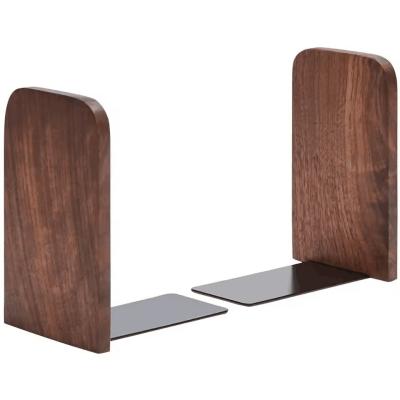 China Wooden Non-Skid Bookend for Shelves, Book Stand for CDs for sale