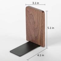 China Wooden Non-Skid Bookend for Shelves, Book Stand for CDs for sale
