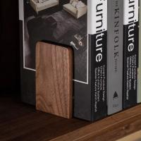 China Wooden Non-Skid Bookend for Shelves, Book Stand for CDs for sale