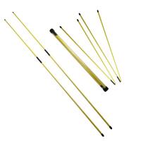China Custom Wooden Golf Alignment Stick Practice Aid Aiming Putting Swing Trainer Golf Posture Corrector for Indoor Outdoor for sale