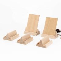 China Wooden Office Calendar Business Card Holder Multi Wooden Calendar Base and Phone Holder Stand Kitchen Wooden Menu Holder for sale