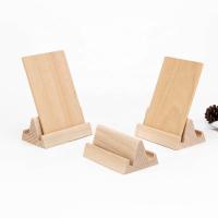 China Wooden Office Calendar Business Card Holder Multi Wooden Calendar Base and Phone Holder Stand Kitchen Wooden Menu Holder for sale