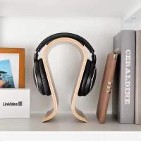 China Wooden Arc Headphone Stand Universal Desktop Headphone Stand for sale