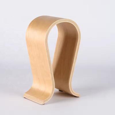 China Multipurpose Display Stand Wooden Headset Holder Home Decoration for sale