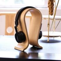 China Multipurpose Display Stand Wooden Headset Holder Home Decoration for sale