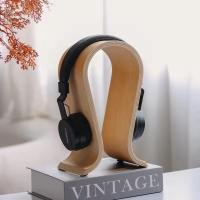China Multipurpose Display Stand Wooden Headset Holder Home Decoration for sale