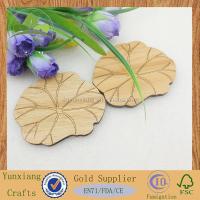 China Coaster Wholesale hot selling customized style natural wood personalized food service reusable tableware for sale