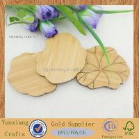 China Coaster Wholesale hot selling customized style natural wood personalized food service reusable tableware for sale