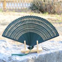 China Hand Held Bamboo Folding Fan Hand Fan,Chinese/Japanese Charming Elegant Vintage Retro Style for sale