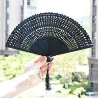 China Hand Held Bamboo Folding Fan Hand Fan,Chinese/Japanese Charming Elegant Vintage Retro Style for sale