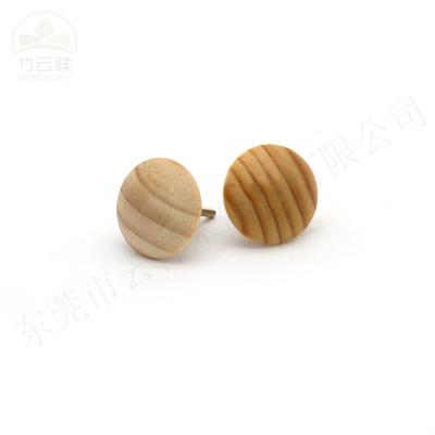 China Mushroom Style Handle with Screw Wholesale Wooden Knob Cabinet for sale