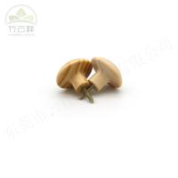 China Mushroom Style Handle with Screw Wholesale Wooden Knob Cabinet for sale