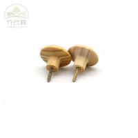 China Mushroom Style Handle with Screw Wholesale Wooden Knob Cabinet for sale