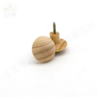 China Mushroom Style Handle with Screw Wholesale Wooden Knob Cabinet for sale