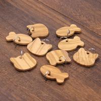 China Natural Wooden Keychain Blanks Unfinished Wood Rounds for Lase Engraving,Christmas Crafts for sale