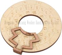 China Wooden Melody Tool, Circle Of Fifths Chord Wheel Wooden Chord Wheel Music Transpose Tool for sale