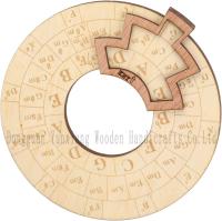 China Wooden Melody Tool, Circle Of Fifths Chord Wheel Wooden Chord Wheel Music Transpose Tool for sale