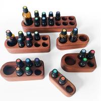 China Wooden Essential Oil Display Storage Organizer Holder Stand - Ideal Gift Presentation Shelf for sale