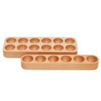 China Wooden Essential Oil Display Storage Organizer Holder Stand - Ideal Gift Presentation Shelf for sale