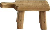 China Small Wood Pedestal with Handle, Room Decor, Modern Wooden Pedestal Stand For Display Your Home Decoration for sale