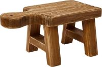 China Small Wood Pedestal with Handle, Room Decor, Modern Wooden Pedestal Stand For Display Your Home Decoration for sale