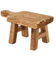 China Small Wood Pedestal with Handle, Room Decor, Modern Wooden Pedestal Stand For Display Your Home Decoration for sale