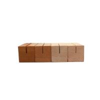 China Desk Business Card Holder Office Wooden Business Card Desktop Display Stand for Office and Home for sale