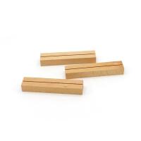 China Desk Business Card Holder Office Wooden Business Card Desktop Display Stand for Office and Home for sale