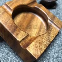 China Walnut Cigar Ashtray Household Ashtray Smoking Creative Personality Ornaments for sale