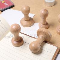 China Wooden Stamp Wood Round Handle, Wooden Knobs Stamp Mounts Drawer Pulls for Stamp Making DIY Crafting for sale