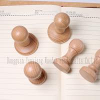 China Wooden Stamp Wood Round Handle, Wooden Knobs Stamp Mounts Drawer Pulls for Stamp Making DIY Crafting for sale