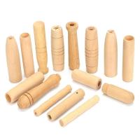 China Assorted Wooden Handle Funiture Wooden Door Handle Pull Handles Kitchen Cabinets Drawers for sale