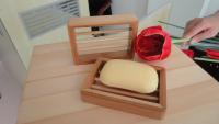 China simplicity wooden soap shelf new style soap dish decorative for bathroom for sale
