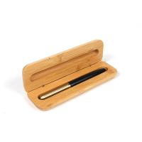 China luxury customized wooden pen with laser bamboo box for gift for sale