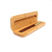 China luxury customized wooden pen with laser bamboo box for gift for sale